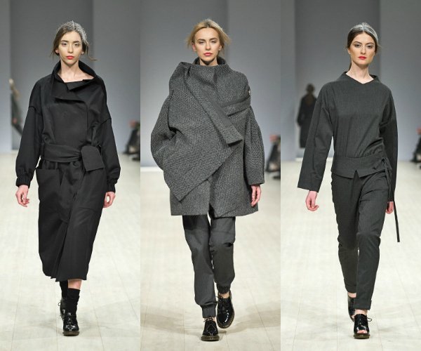 Показ коллекции ANNA BABENKO осень-зима 2013—2014: архитектурность с ...