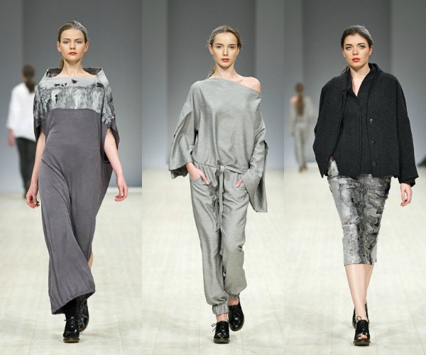 Показ коллекции ANNA BABENKO осень-зима 2013—2014: архитектурность с ...