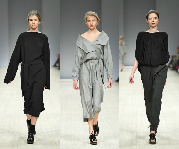 Показ коллекции ANNA BABENKO осень-зима 2013—2014: архитектурность с ...