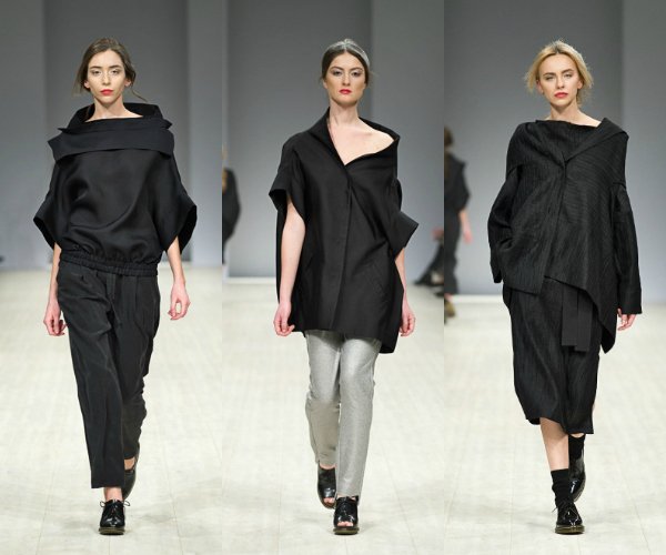 Показ коллекции ANNA BABENKO осень-зима 2013—2014: архитектурность с ...